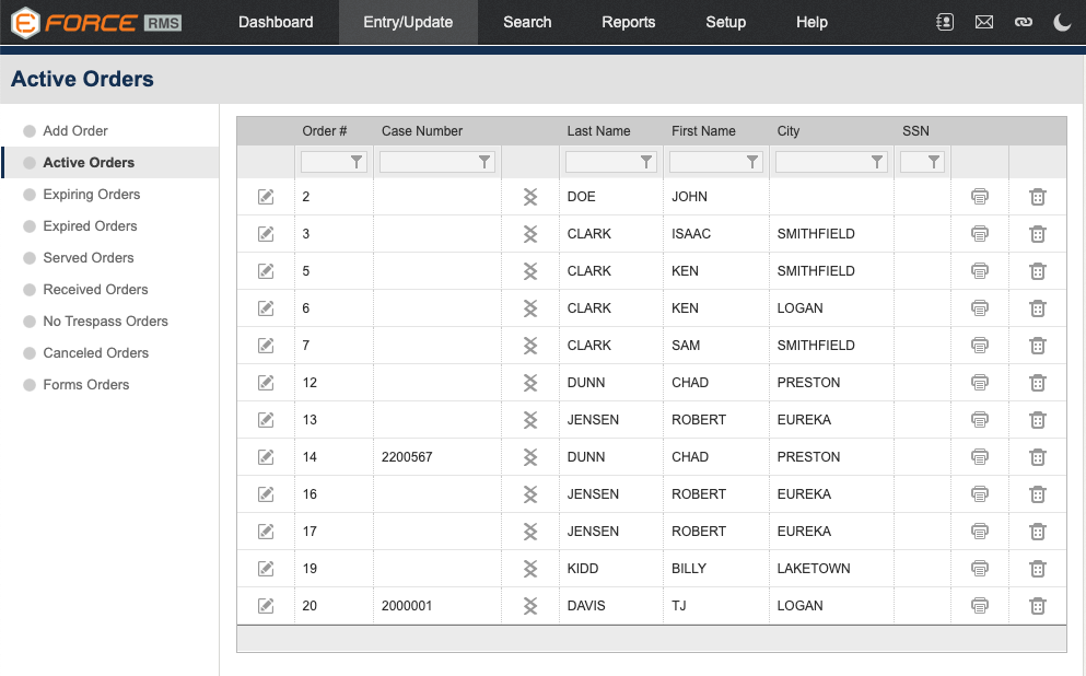 EFORCE Software | RMS Modules